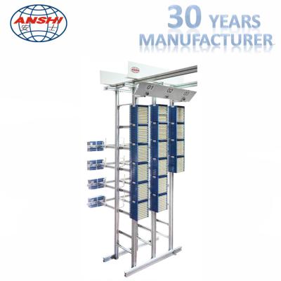 China Modular MDF Distribution Frame High Density Double Sided Full Front Operation for sale