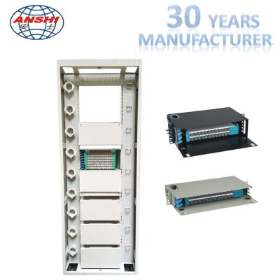 China Compact Structure Fiber Distribution Box Integrated Network Fiber Optic Cabinet for sale
