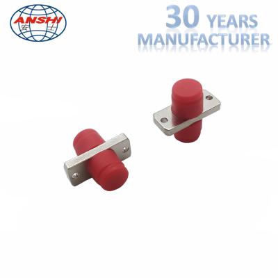 China Square Type Fiber Optic Accessories Optic Adaptor Metal Material Simplex Core for sale