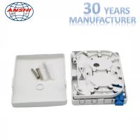 China FTTH PTO Fiber Distribution Box Screw Lock ABS Material 2 Core SC Capacity for sale