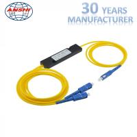China 1:2  1:4 SC/UPC SC/APC High Reliability FTTH Distribution Box PLC Splitter For Passive Optical Network for sale