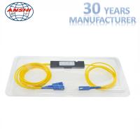 China 1:2  1:4 SC/UPC SC/APC High Reliability FTTH Distribution Box PLC Splitter For Passive Optical Network for sale