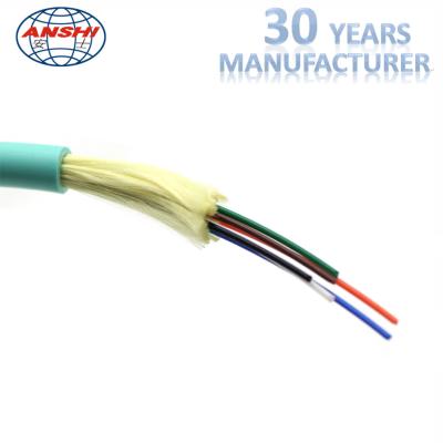China Single Mode Fiber Optic Accessories OM3 GJFJV 6 Core LSZH Jacket Material for sale