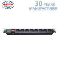 China 16A 3 Pin Universal Power Strip PDU Extension Socket 220 - 250V Rated Voltage for sale