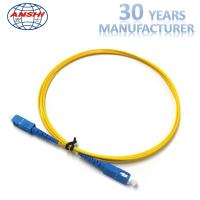 China Fiber Optic Patch Cord SC - SC Connector Singlemode SM Simplex SX Can Customize for sale