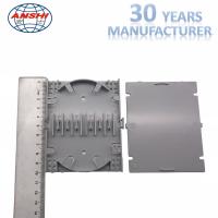 China Protective Plastic Fiber Optic Splice Tray 12 Core Capacity For Distribution Box for sale