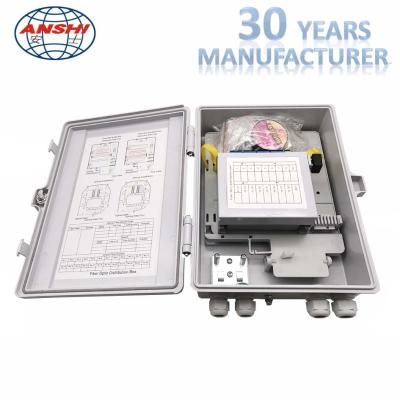 China 24 Core Waterproof Junction Box , Insert Type Splitter Outdoor Terminal Box for sale