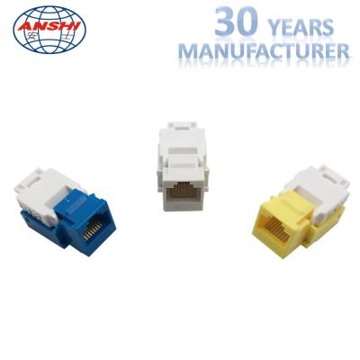 China Cat5e RJ45 Punch Down Jack for sale