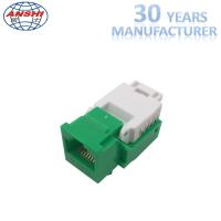 China CAT6 RJ45 Keystone Jack With Dust Cover for sale
