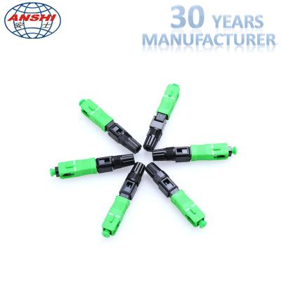 China Fiber Optic SC APC Ftth Optical Fiber Adapter for sale