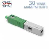 China Pre Embedded Quick Connector SC APC Fiber Optic Accessories for sale