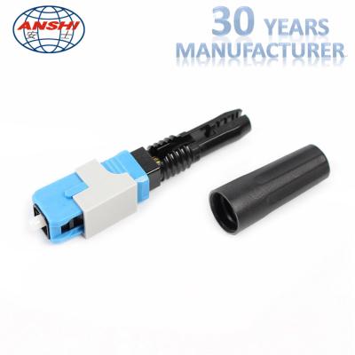 China Working Wavelength Quick Connector SC UPC Fiber Cable Accessories for FTTH System for sale