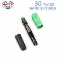 China FTTH SC APC UPC optic fiber fast connector single mode Quick Connector for fiber optic equipment for sale