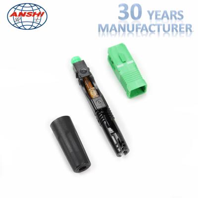 China FTTH SC APC UPC optic fiber fast connector single mode Quick Connector for fiber optic equipment for sale