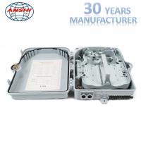 China 16 Cores PLC Cassette Type or 24 Cores adapter and pigtail Outdoor Fiber Distribution Box for sale