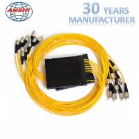 China 1x8 Plc Cassette Splitter Fiber Optic Accessories for sale