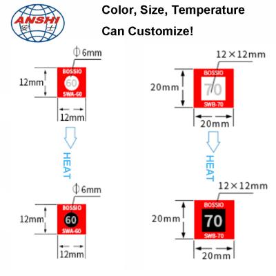 China Irreversible Thermometers Temperature Measuring Point for sale