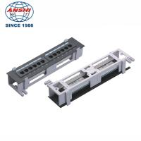 China 10inch 12 Port Wall Moun UTP Patch Panel 110 IDC Type for sale