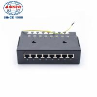 China 1U  8 Port CAT6 STP Rack Mount Patch Panel With Shielded for sale