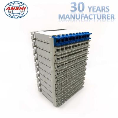 China High Density MDF Main Distribution Frame Horizontal Type With 100 Pairs Capacity for sale