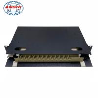China Rack Mount ODF Fiber Optic Patch Panel For Telecommunications for sale