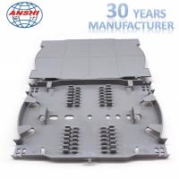 China ABS ODF Optical Distribution Frame Fusion Splice Tray For FTTH Terminal Box for sale