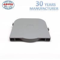 China Protective Plastic Fiber Optic Distribution Frame Splice Tray 24 Cores for sale