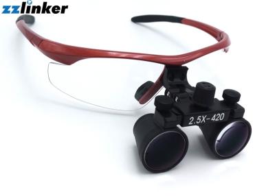 China 2.5x Dental Loupes for Dentists and Surgeons Black Silver Color Optional 15000-300000LUX for sale