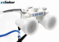 China 3.5x Adjustable Dental Loupes , Binocular Magnification Loupes Dental Hygiene for sale