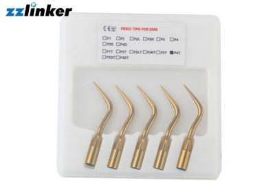 China Gold Plated Dental Ultrasonic Scaler Tips Compatible EMS Satelec G1-G4 Models for sale