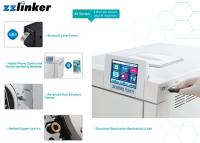 China Clinical Medical Steam Sterilizer Dental Autoclave Touch Screen 23L 220V 1800W for sale