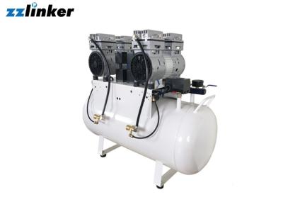 China Oil Free Dental Air Compressor 1680W 60L Low Noise for 4 Dental Chairs for sale
