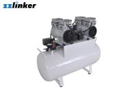China Oil Free Dental Air Compressor 1680W 60L Low Noise for 4 Dental Chairs for sale