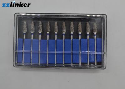 China HP Tungsten Carbide Dental Burs 2.35mm 10pcs Box for Lab Steel Cutter for sale