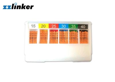 China Sterilization Dental Absorbent Paper Points , GP Point Dental Millimeter Marking for sale