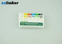 China Dental Absorbent Paper Points 100% Cotton Fiber 4 Taper Sizes 15-45 CE Approved for sale