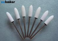 China Red Dental Polishing Stone HP Ceramic Grinding Mounted Metals Angle Support for sale