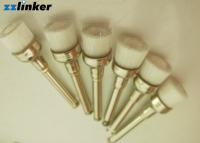 China RA Dental Prophy Brush Nylon Bristle White Color Flat Sharp Bowl 2.35mm 100pcs for sale