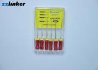 China Dental Endo Reamer Files Stainless Steel 6 Pack Hand Use Root Canal Instruments ISO Sizes 21mm 25mm for sale