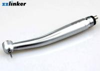 China LED Dental Turbine Handpiece Triple Spray Stainless Steel Push Button 0.45N Torque for sale