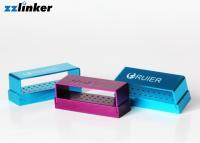 China Opening Type Dental Abrasive Bur Disinfection Box 30 Holes Aluminum Autoclavable 135°C for sale