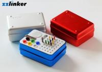 China 35-Hole Autoclavable Aluminium Dental Bur Box for Abrasive Burs and Gutta Percha Points 120x85x55mm for sale