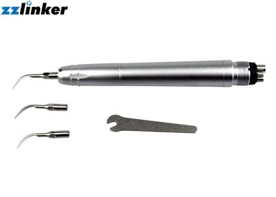 China Stainless Steel Manual Air Scaler Dental Polishing 3 Tips 4 2 Holes 2.2Mpa 6000Hz for sale