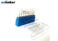 China 10 Sizes Dental Burs For Crown Preparation Gold Plated With FDA Certificate for sale