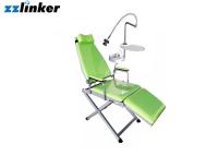 China Portable Dental Chair Unit with Spittoon LED Light and Tray 30kg Foldable for sale