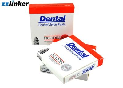 China Stainless Steel Dental Gutta Percha Points Conical Implant Screw Post for sale