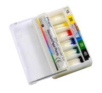 China ISO Color Coded Absorbent Dental Gutta Percha Points 2% 4% 6% Taper Size 15-80 for sale