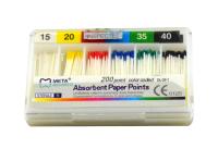 China ISO Color Coded Absorbent Dental Gutta Percha Points 2% 4% 6% Taper Size 15-80 for sale