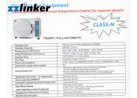 China 18L 1000VA Class N Dental Autoclave Sterilizer 40 Min Dry Function with Safety Valve for sale