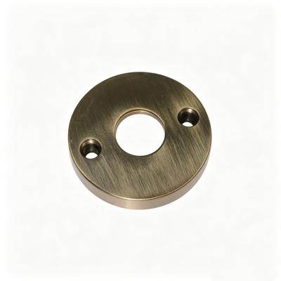 China Bronze Plated Door Lock Handle Cover Vintage Finish Corrosion Resistant Decorative Hardware for sale
